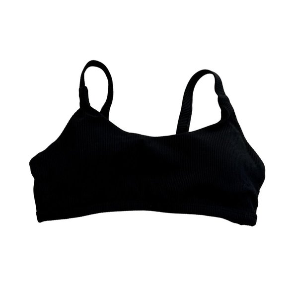 CSB | Intimates & Sleepwear | Csb Ribbed Sports Bra In Black | Poshmark